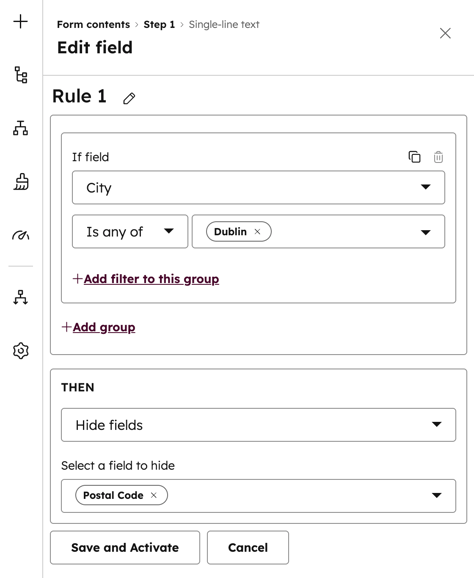 Create and edit forms